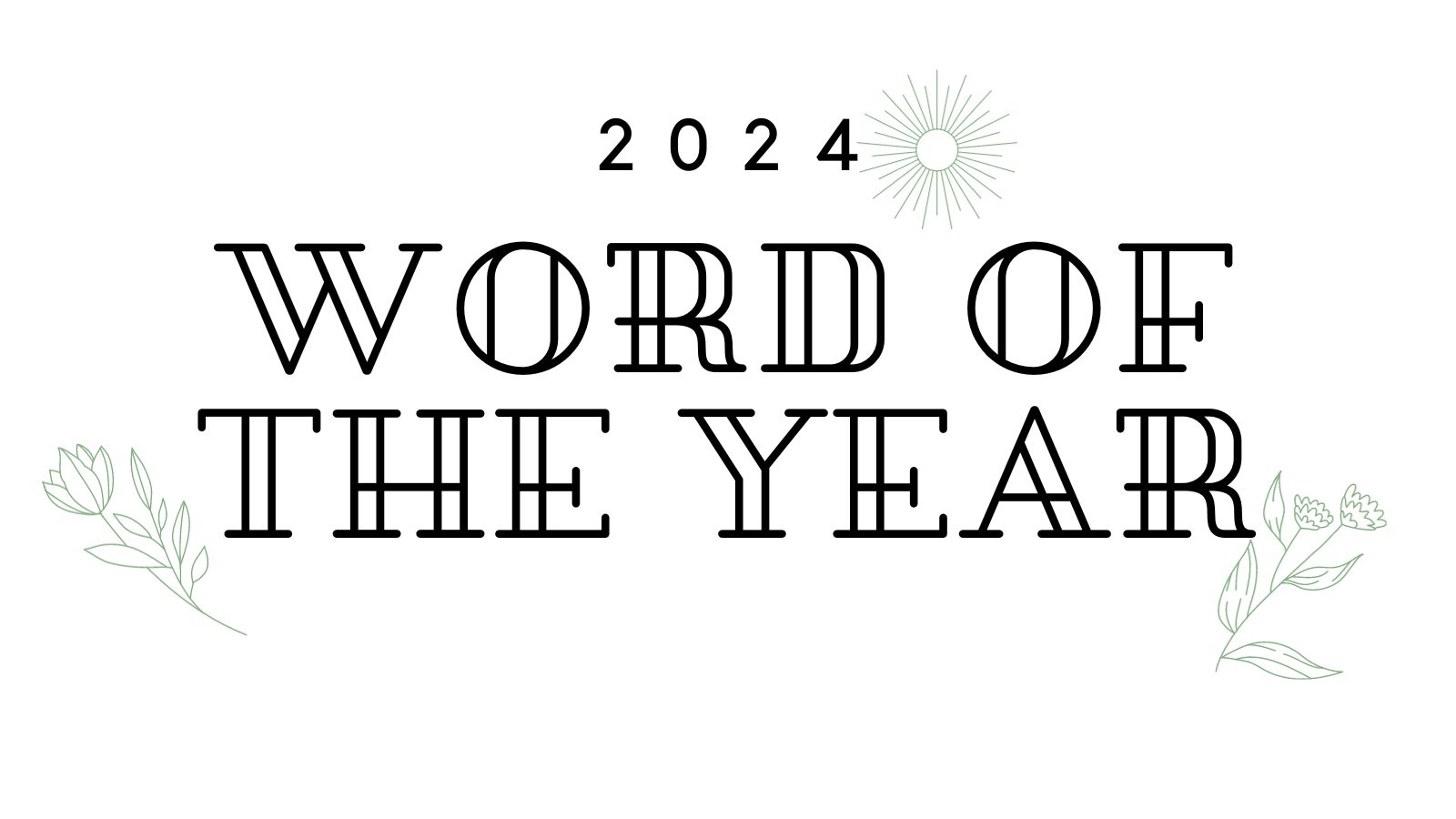 Did You Choose Your Word Yet? - Francesca M.E.
